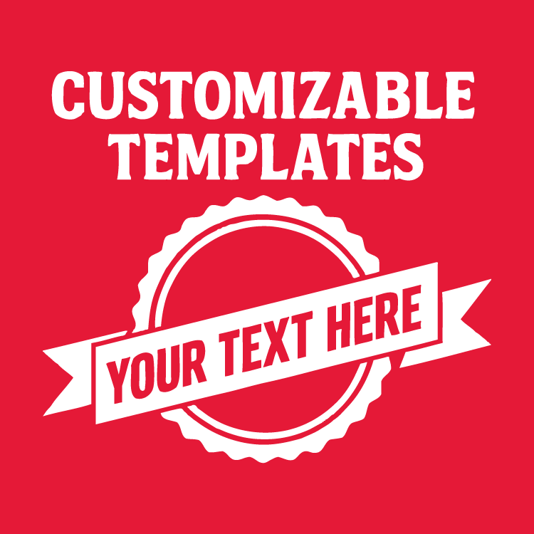 Customizable T Shirt Design Templates - Bolt Printing